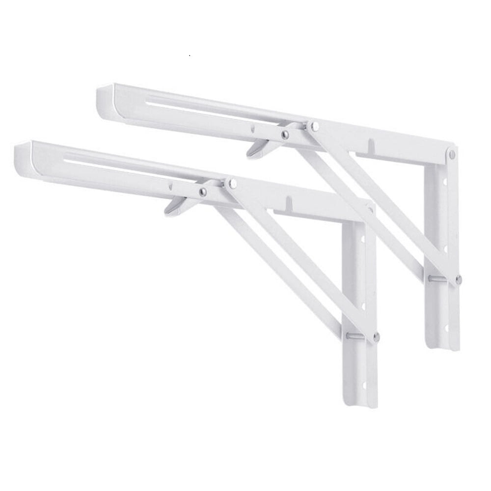 Heavy Duty Shelf Folding Bracket Triangle Bench Mounted Table Wall ...
