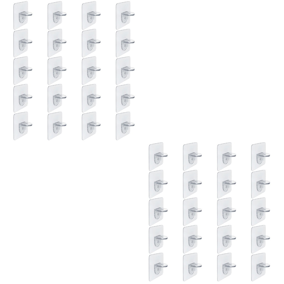 Heavy Duty Shelf Pin 40 Pcs Seamless Support Stickers Clip Brackets ...