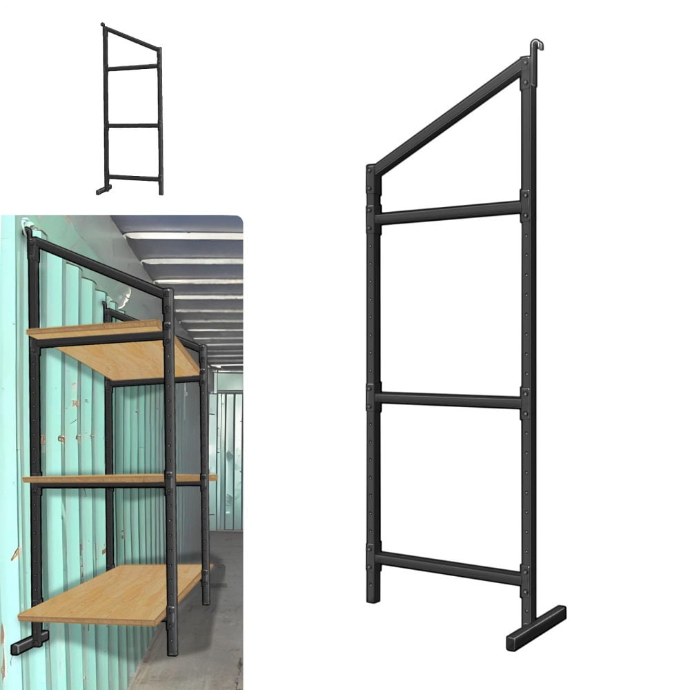 Heavy Duty Shipping Container Shelving Brackets 4-Pack, Adjustable 3 ...