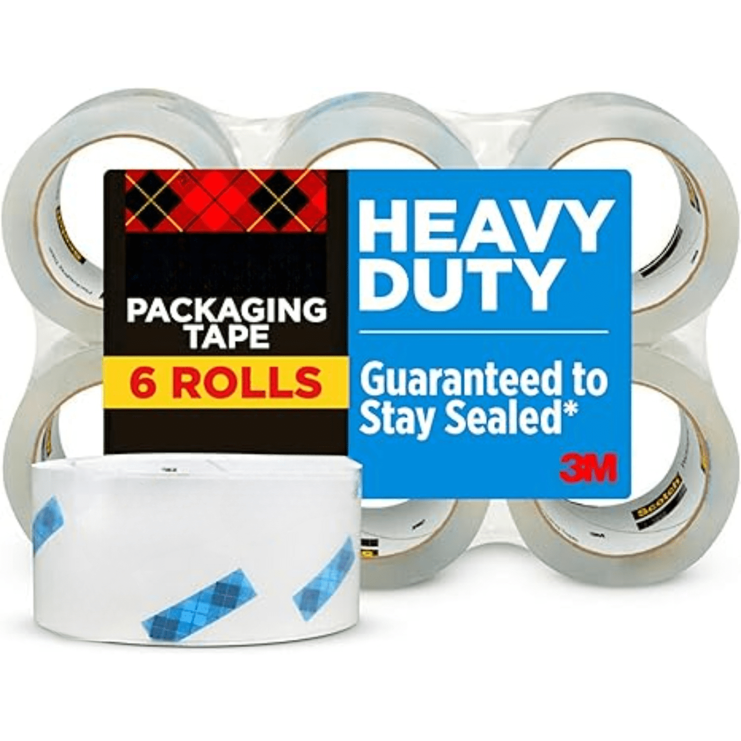 Heavy Duty Shipping Packing Tape, Clear, Shipping and Packaging ...