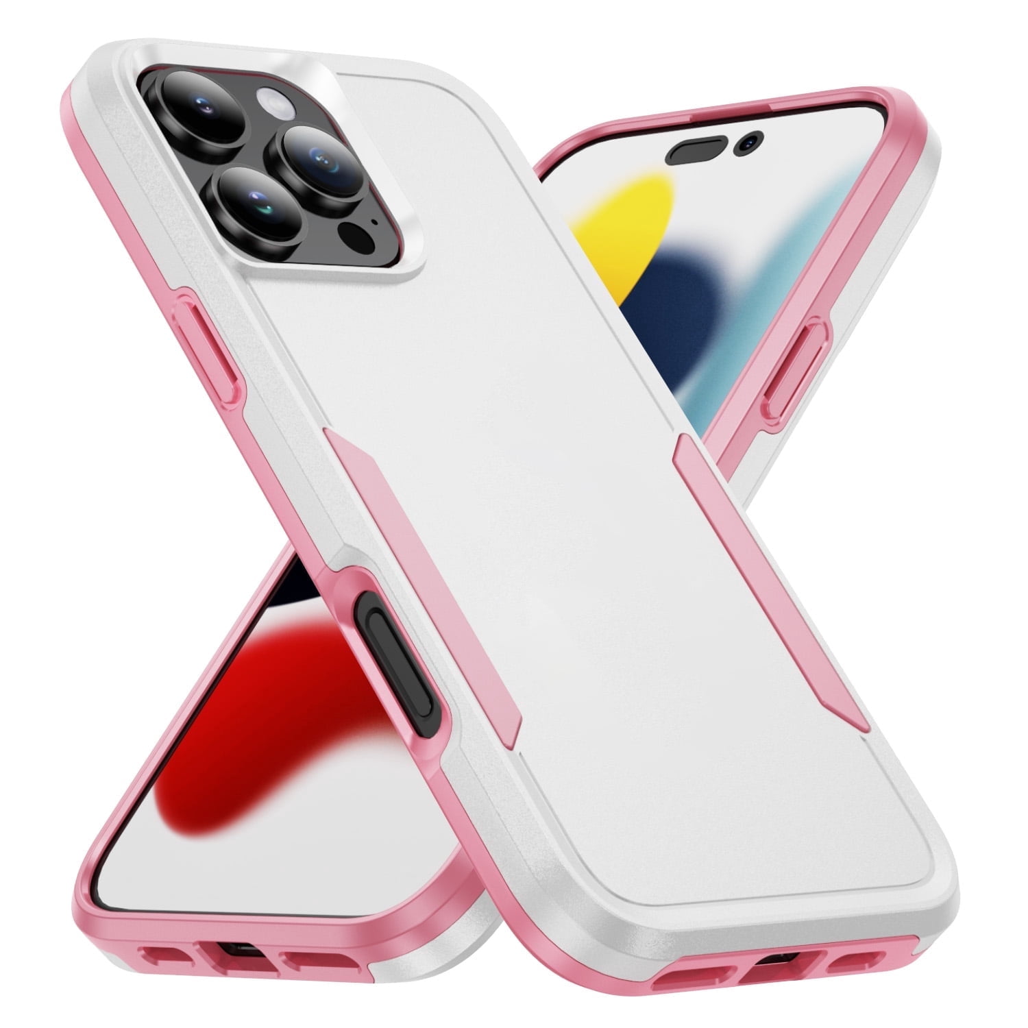 Heavy Duty Shockproof Rugged Case for iPhone 16 Pro Max, Drop ...