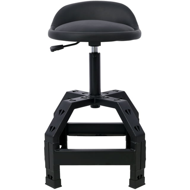 Heavy-Duty Shop Stool, Rolling Round Stool for Garage with Casters ...