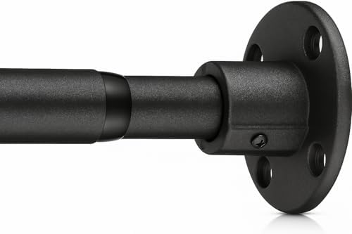 Heavy Duty Shower Rod - Industrial Shower Curtain Rod Wall Mounted for ...