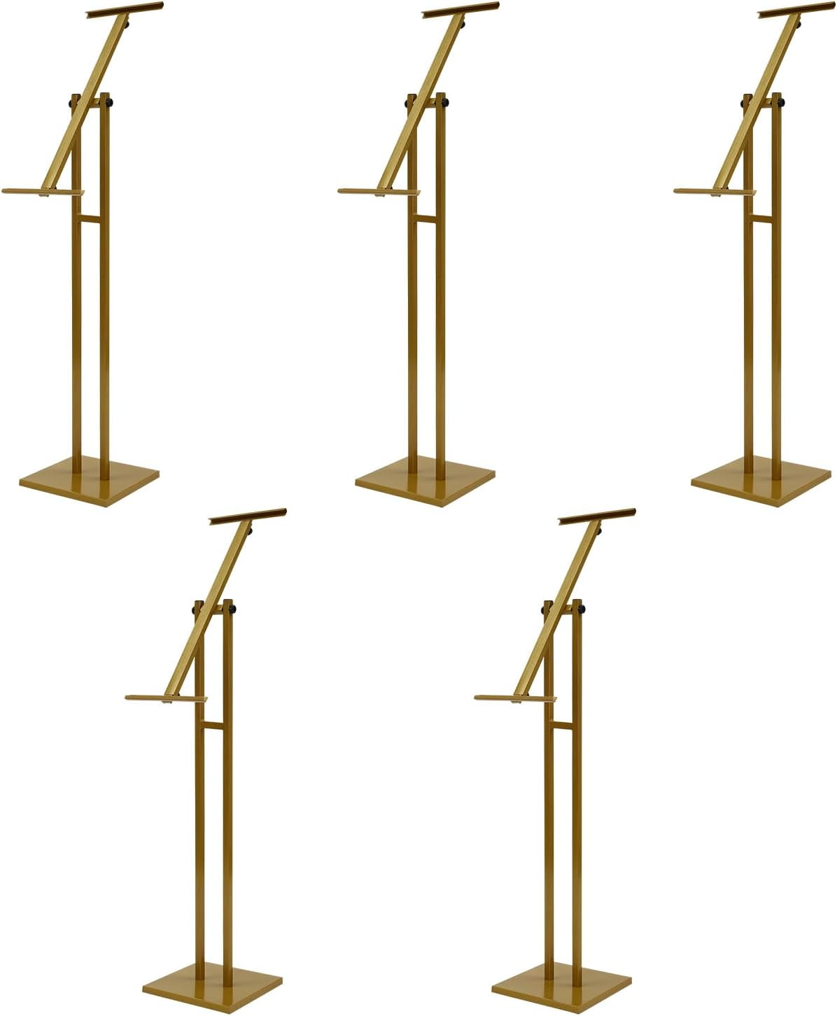 Heavy Duty Sign Stand, 5 Pcs Adjustable Poster Board Stand Double-Sided ...