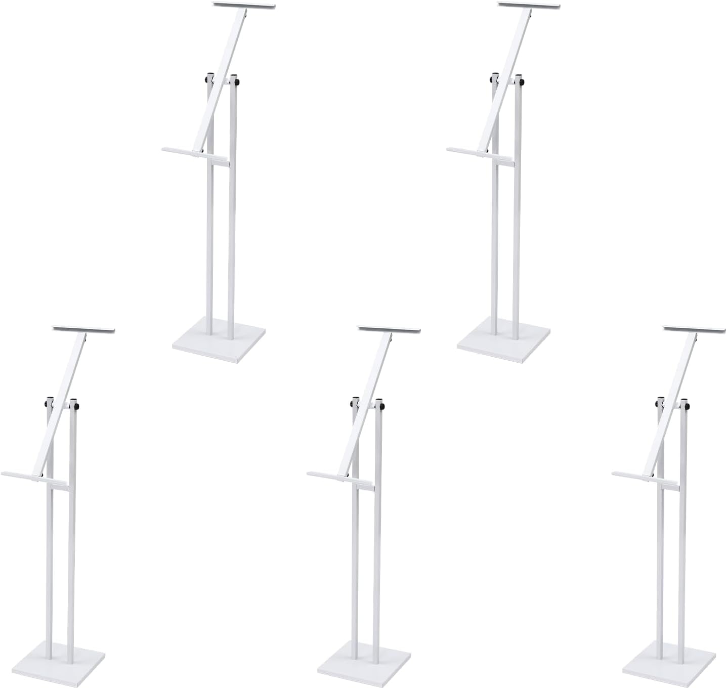 Heavy Duty Sign Stand, 5 Pcs Adjustable Poster Board Stand Double-Sided ...