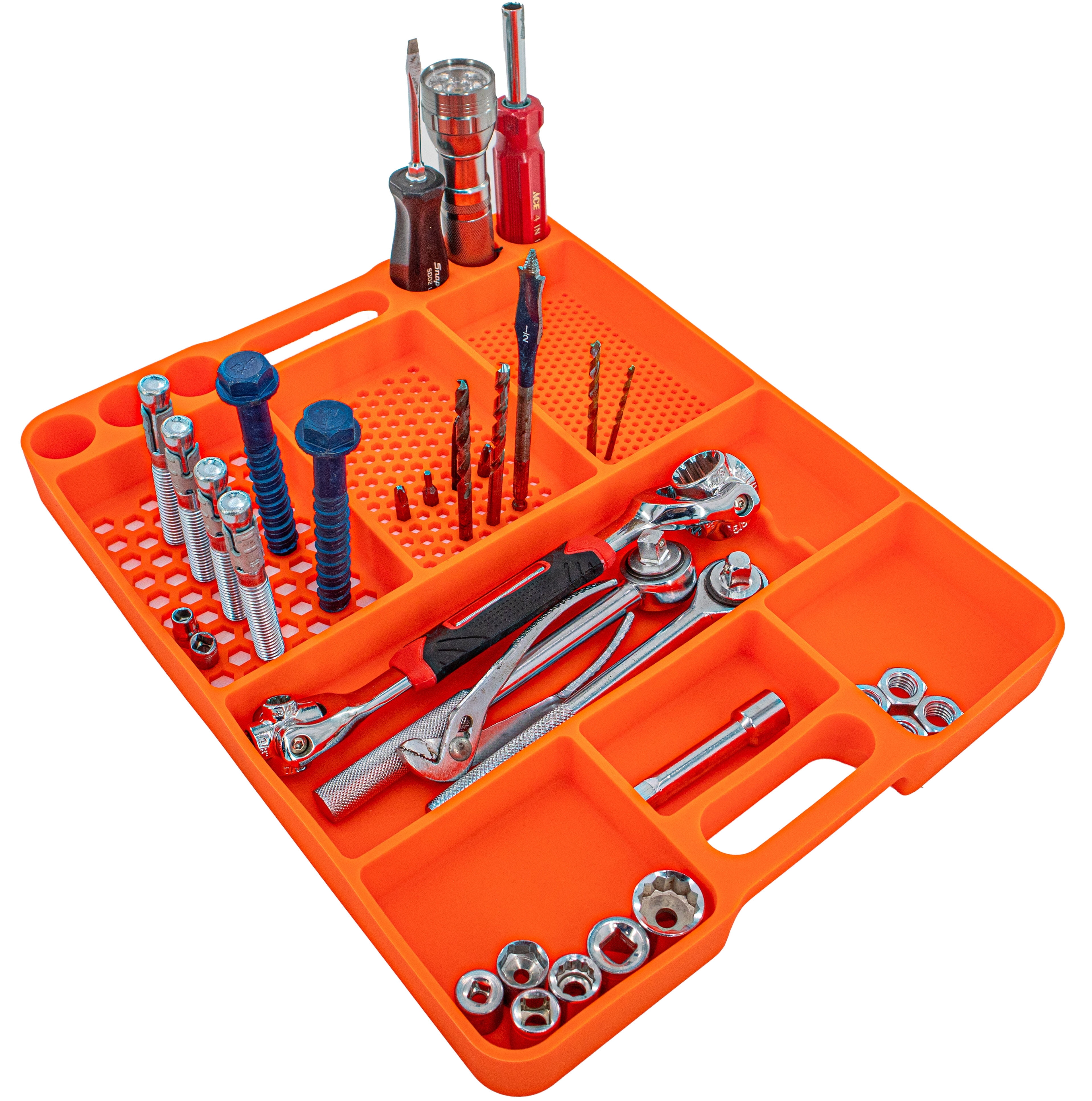 Heavy Duty Silicone Tool Tray Organizer - Anti Slip Grip, Flexible ...
