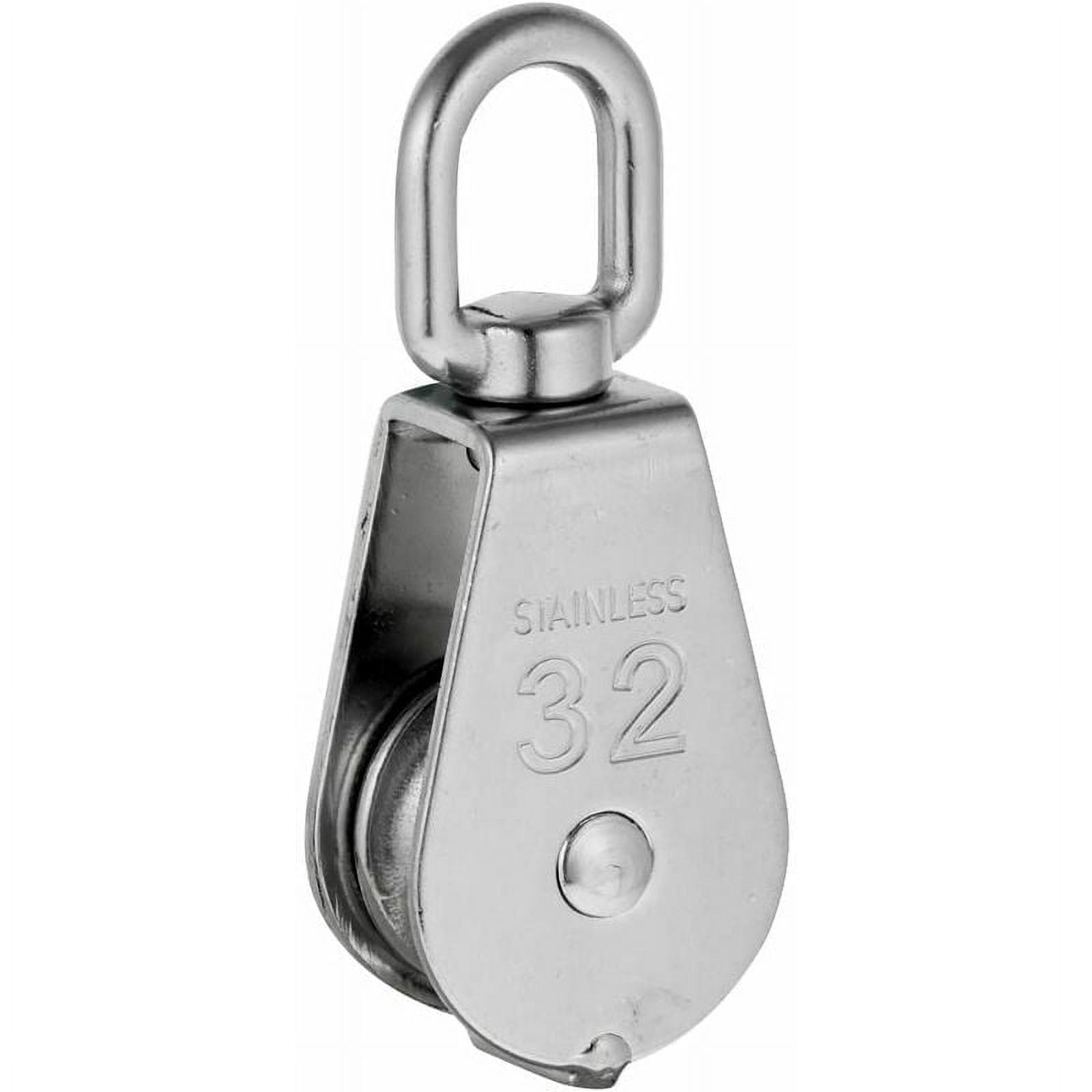 Heavy Duty Single Pulley Rope Pulley with Stainless Steel Swivel Pulley ...