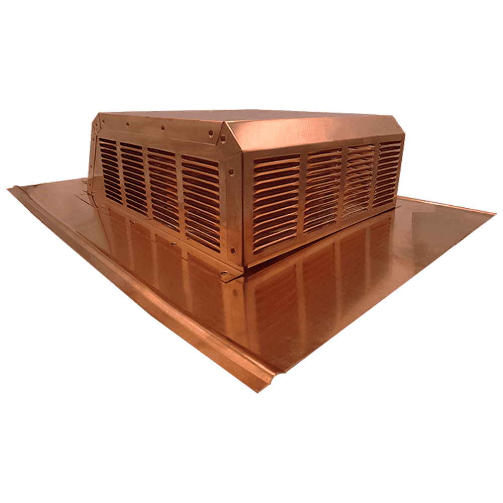 RDP Copper Heavy Duty Slant Back Roof Vent (50 Sq. in. NFA) - Walmart.com