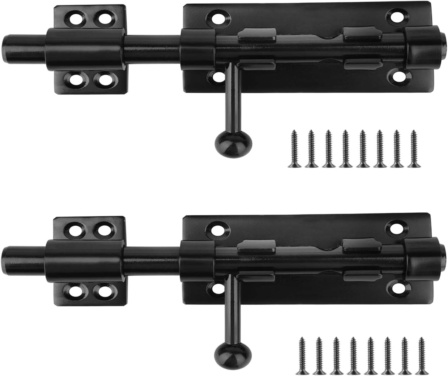 Heavy Duty Slide Bolt Gate Latch Hardware, Solid 304 Stainless Steel ...