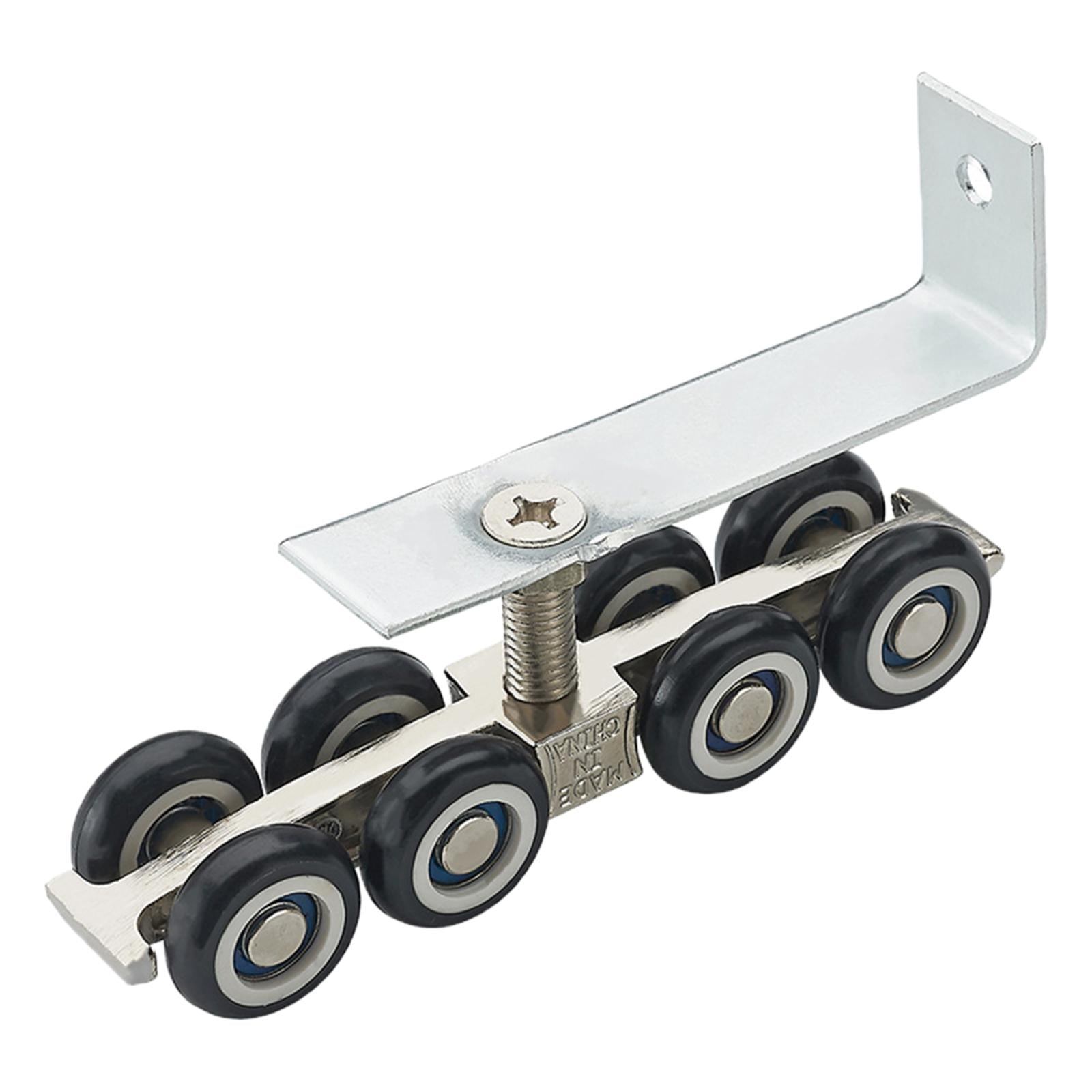 Heavy Duty Sliding Door Roller Hanging Pulley Rail 8 Wheels Zinc Alloy ...