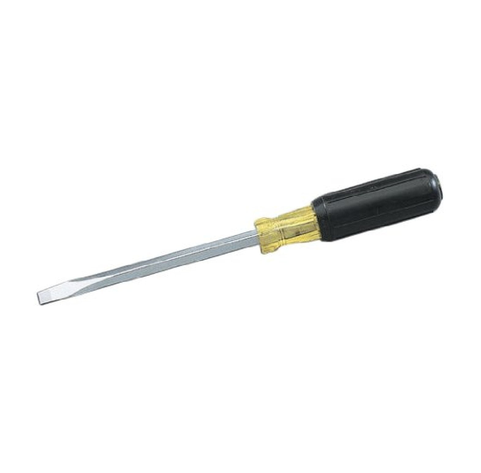 Heavy-Duty Slotted Tip Screwdriver, 3/8 Inch Square x 8 Inch Long Shank ...