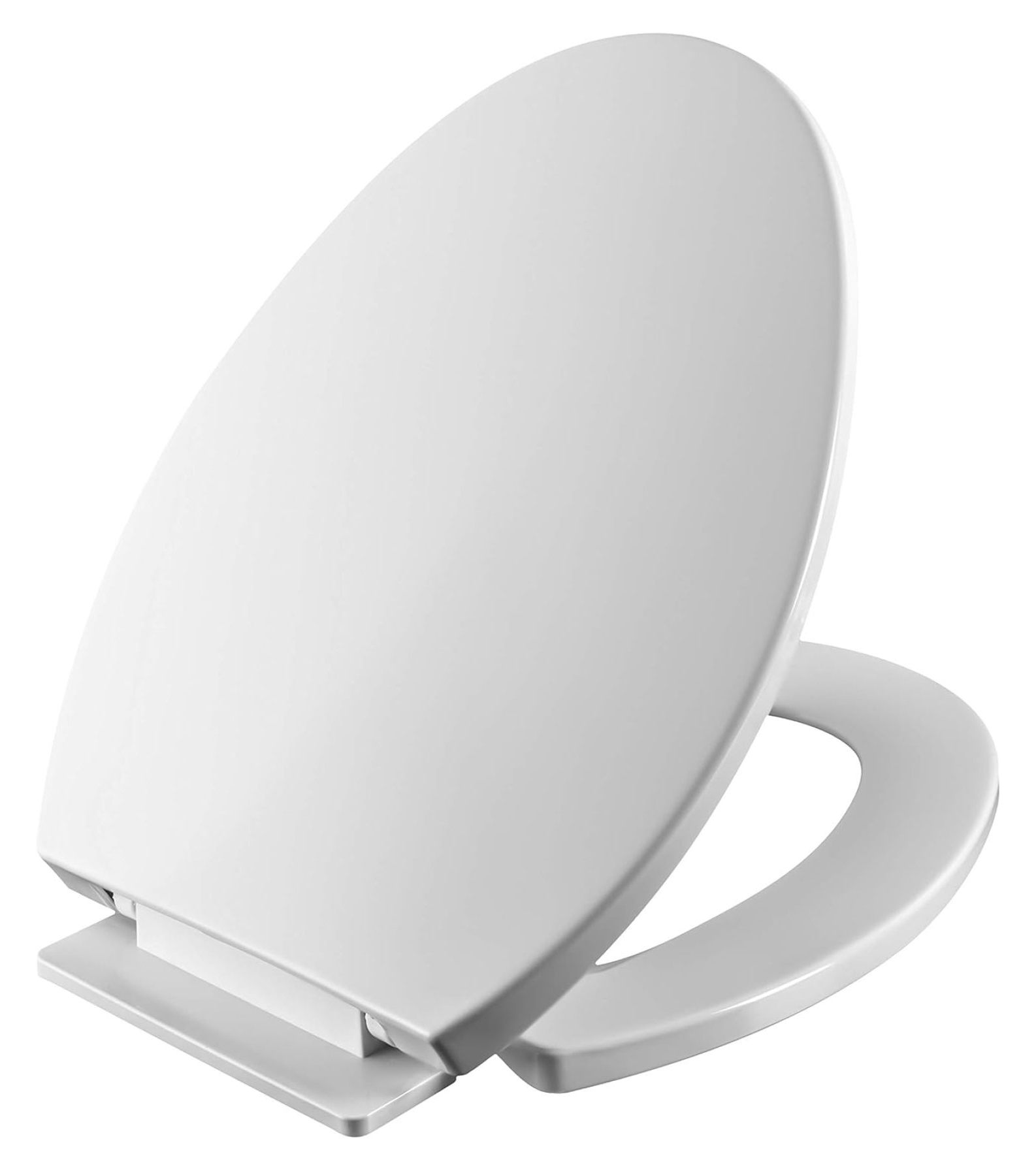 Heavy Duty Slow Close Elongated Toilet Seat Cover with Hassle ...