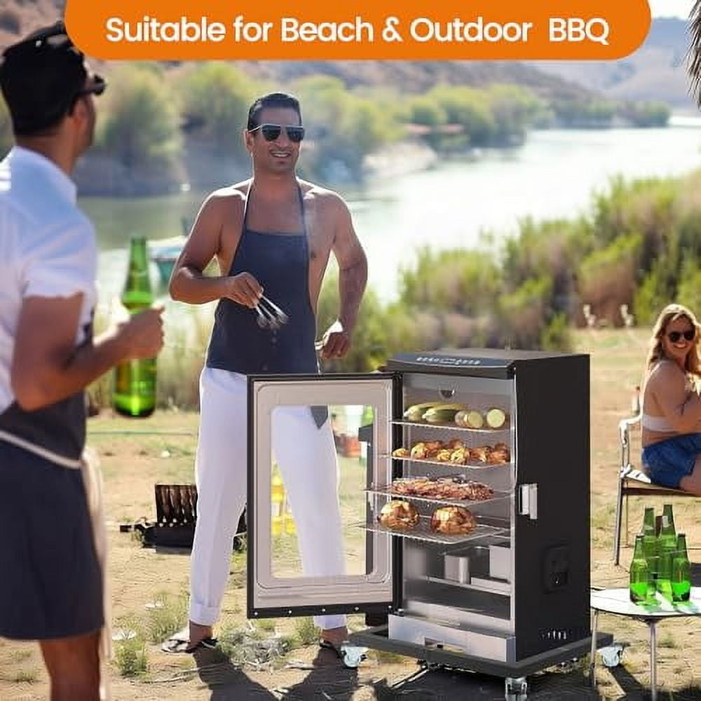 Heavy Duty Smoker Stand for Moving,Stainless Steel Universal Extendable ...