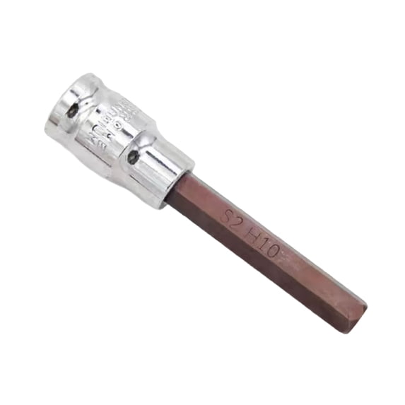 Heavy Duty Socket Bit Set with Industrial Knurled Handle 10cm Standard ...