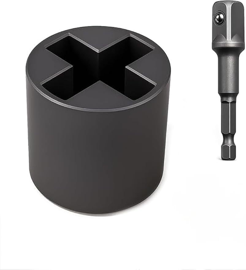 Heavy-Duty Socket Converter for Scissor Car Jack with a 1/2 in Socket ...