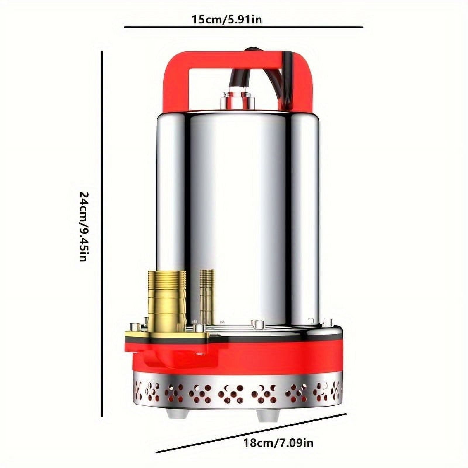 Heavy-Duty Solar-Powered Submersible Well Pump - DC12V/24V, 180W ...