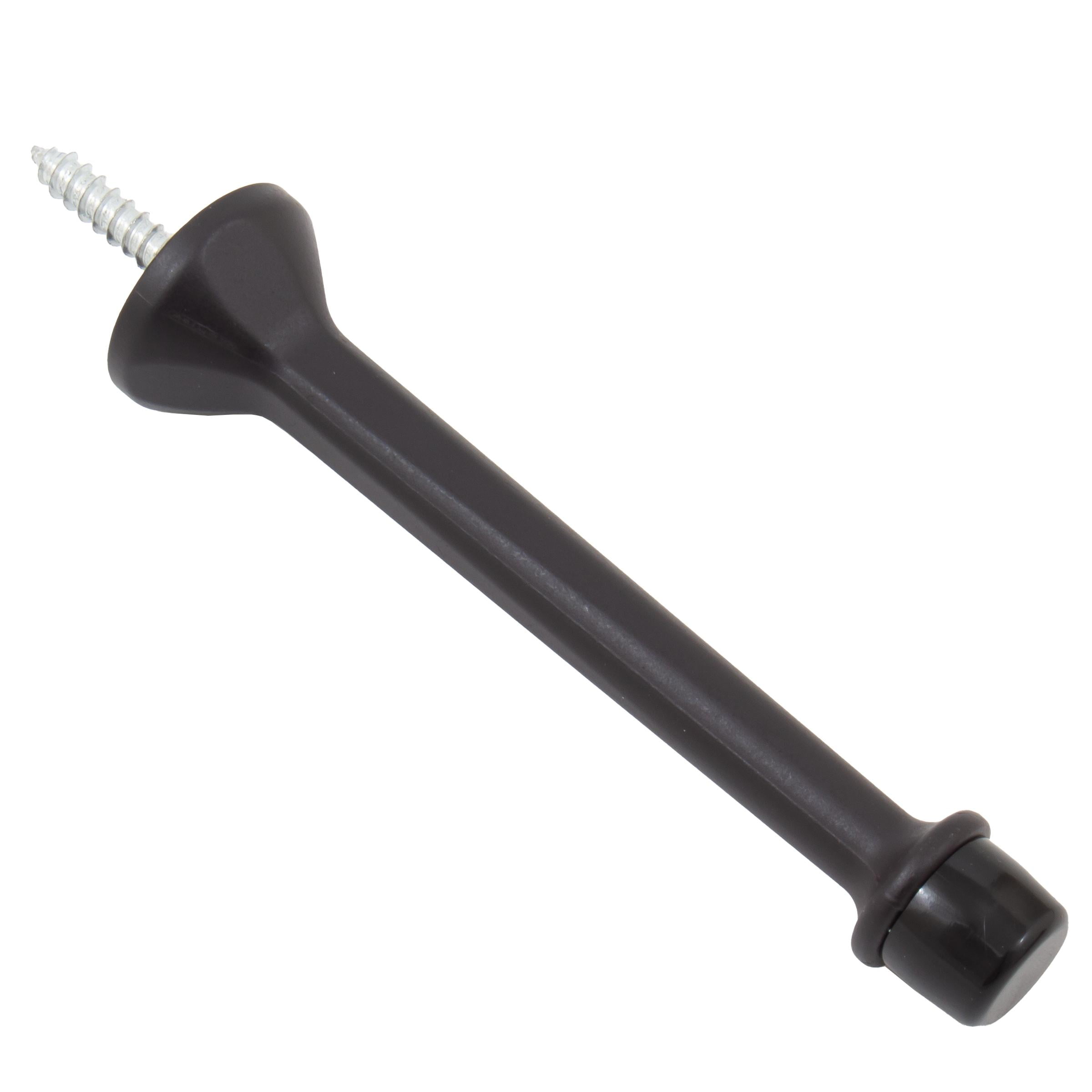 Heavy-Duty Solid Aluminum Door Stop, 4 Inches, Oil-Rubbed Bronze by ...