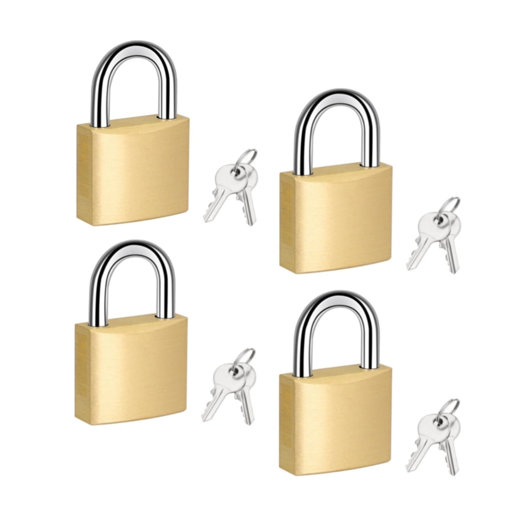 Heavy-Duty Solid Brass Padlocks with Same Keys,Adjustable Length ...