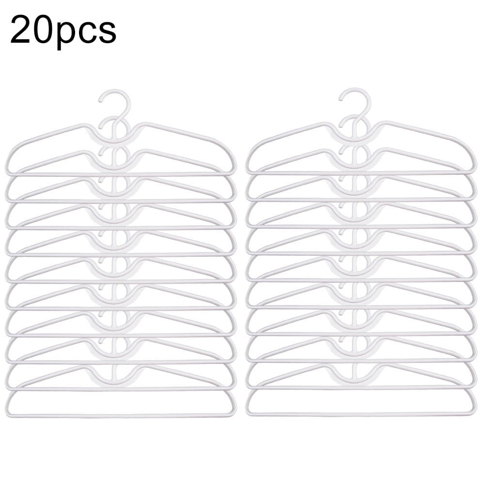 Heavy Duty Space Saving Slim Closet Hangers, Anti Slip Short Neck ...