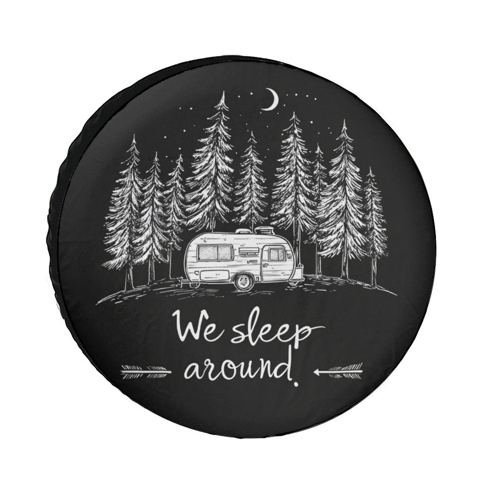 Heavy Duty Spare Tire Cover 13inch We Sleep Around Wheel Tire Covers ...