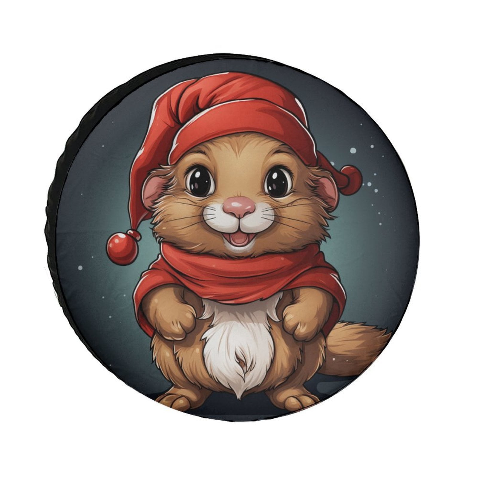 Heavy Duty Spare Tire Cover 15inch Cartoon Pet Guinea Pig Wear Red ...