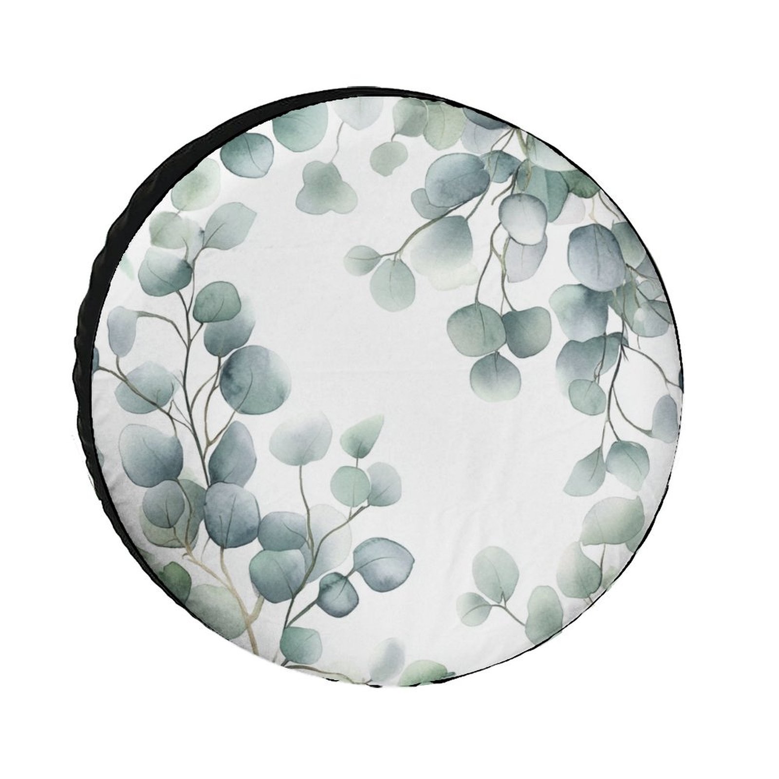 Heavy Duty Spare Tire Cover 15inch Eucalyptus Leaf Sage Green Wheel ...