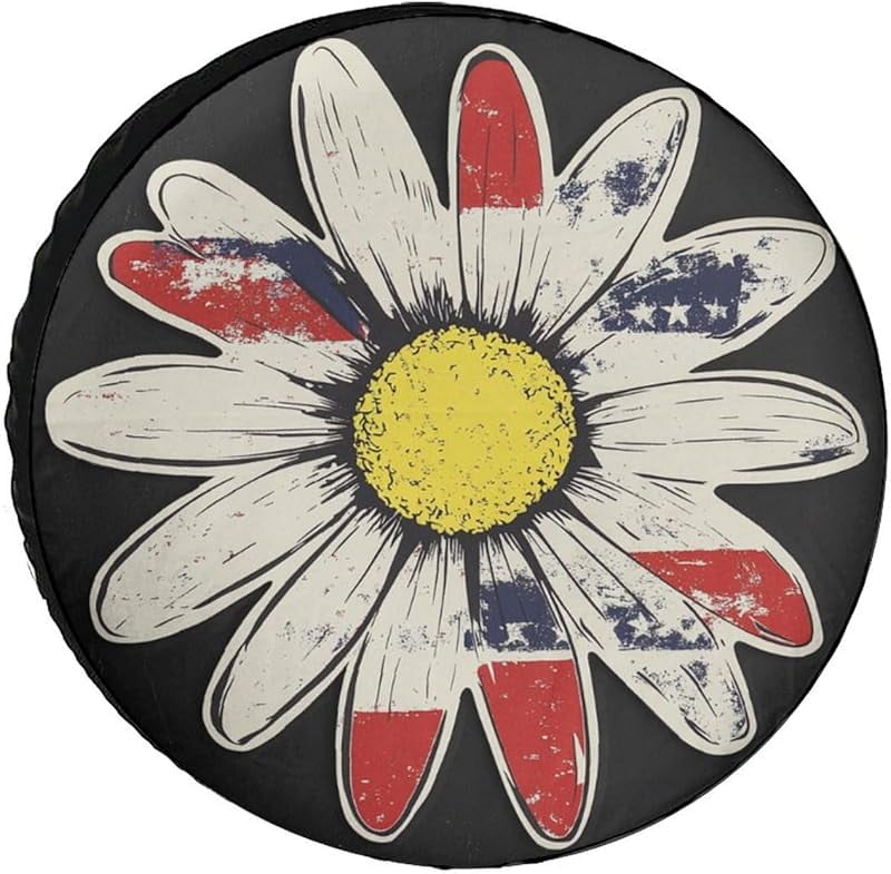 Heavy Duty Spare Tire Cover American Bald Eagle Weatherproof Wheel ...