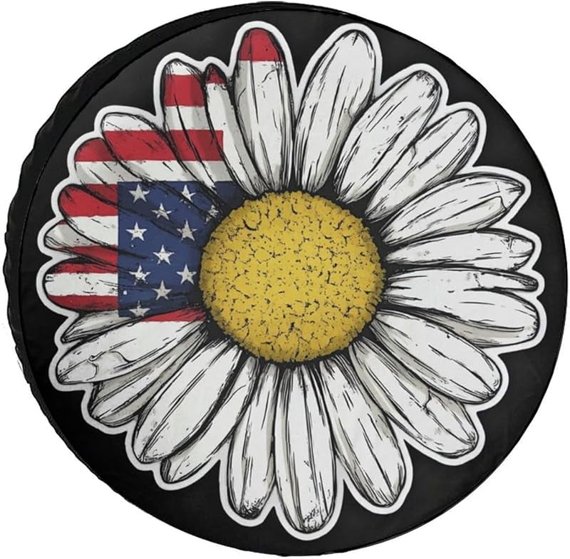 Heavy Duty Spare Tire Cover American Bald Eagle Weatherproof Wheel ...