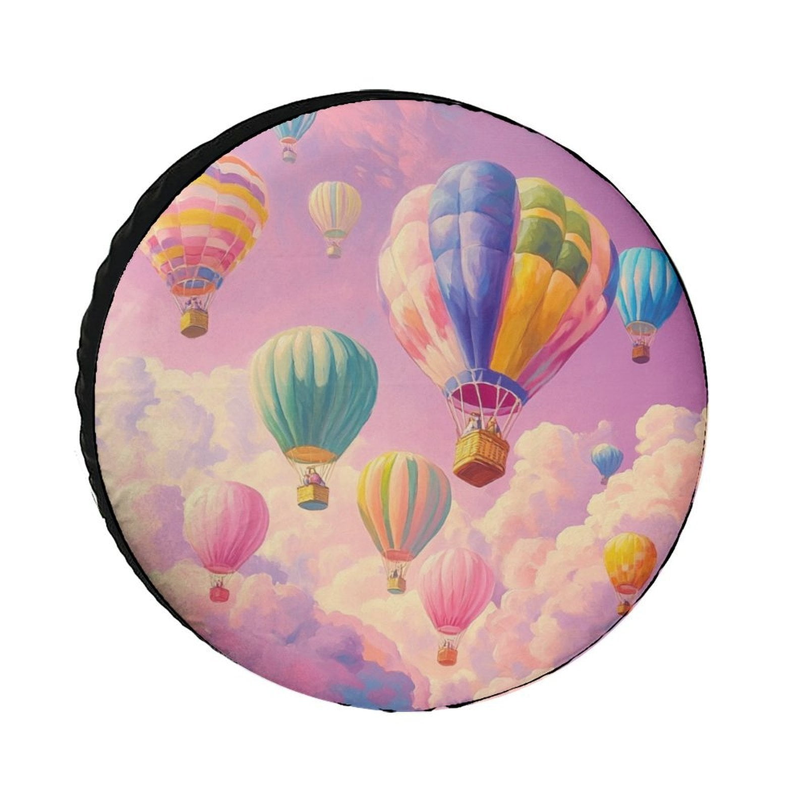 Heavy Duty Spare Tire Cover Colorful Hot Air Balloons Protectors ...
