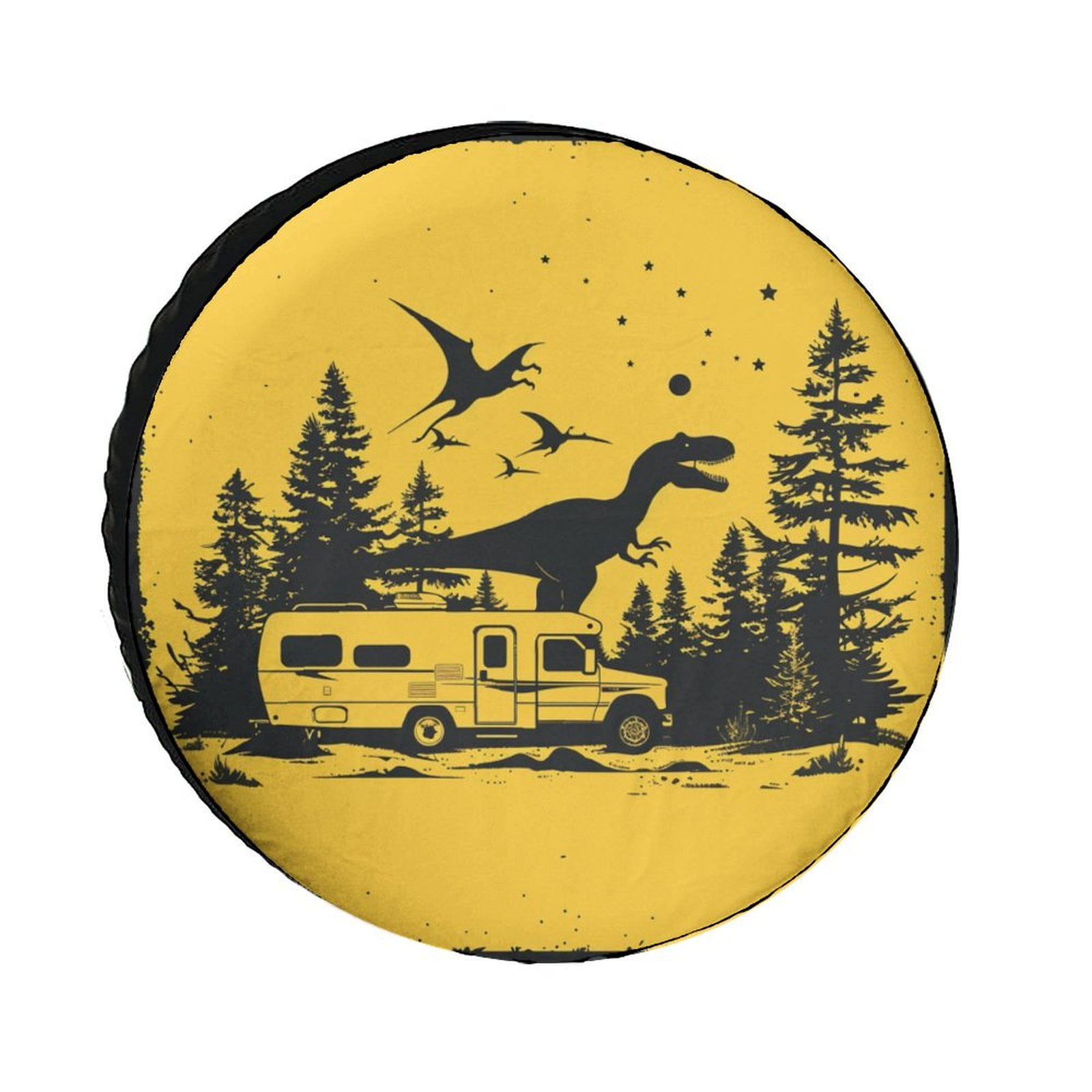 Heavy Duty Spare Tire Cover Dinosaur Trailer Wheel Tire Cover for ...