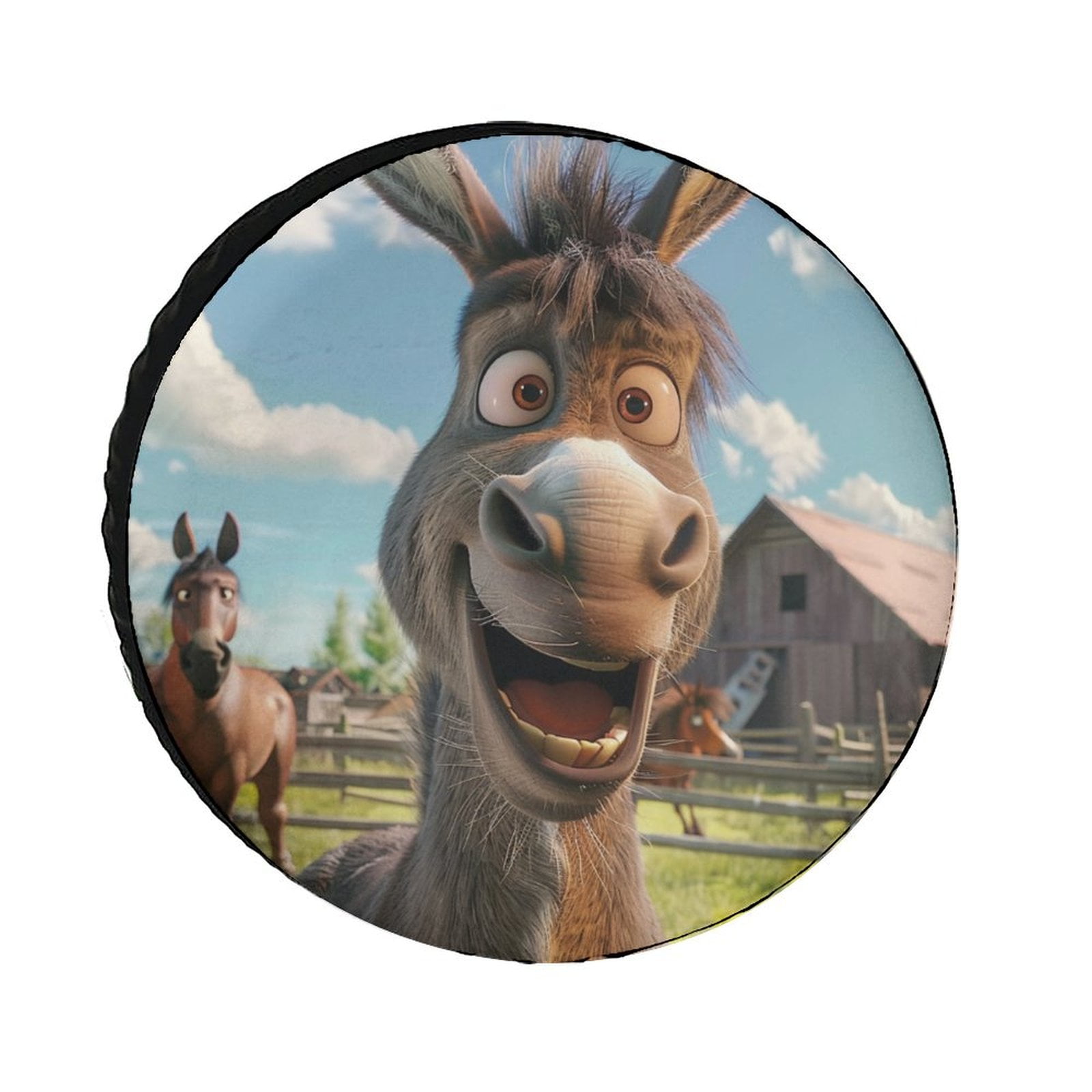 Heavy Duty Spare Tire Cover Happy Donkey Wheel Tire Cover for Travel ...