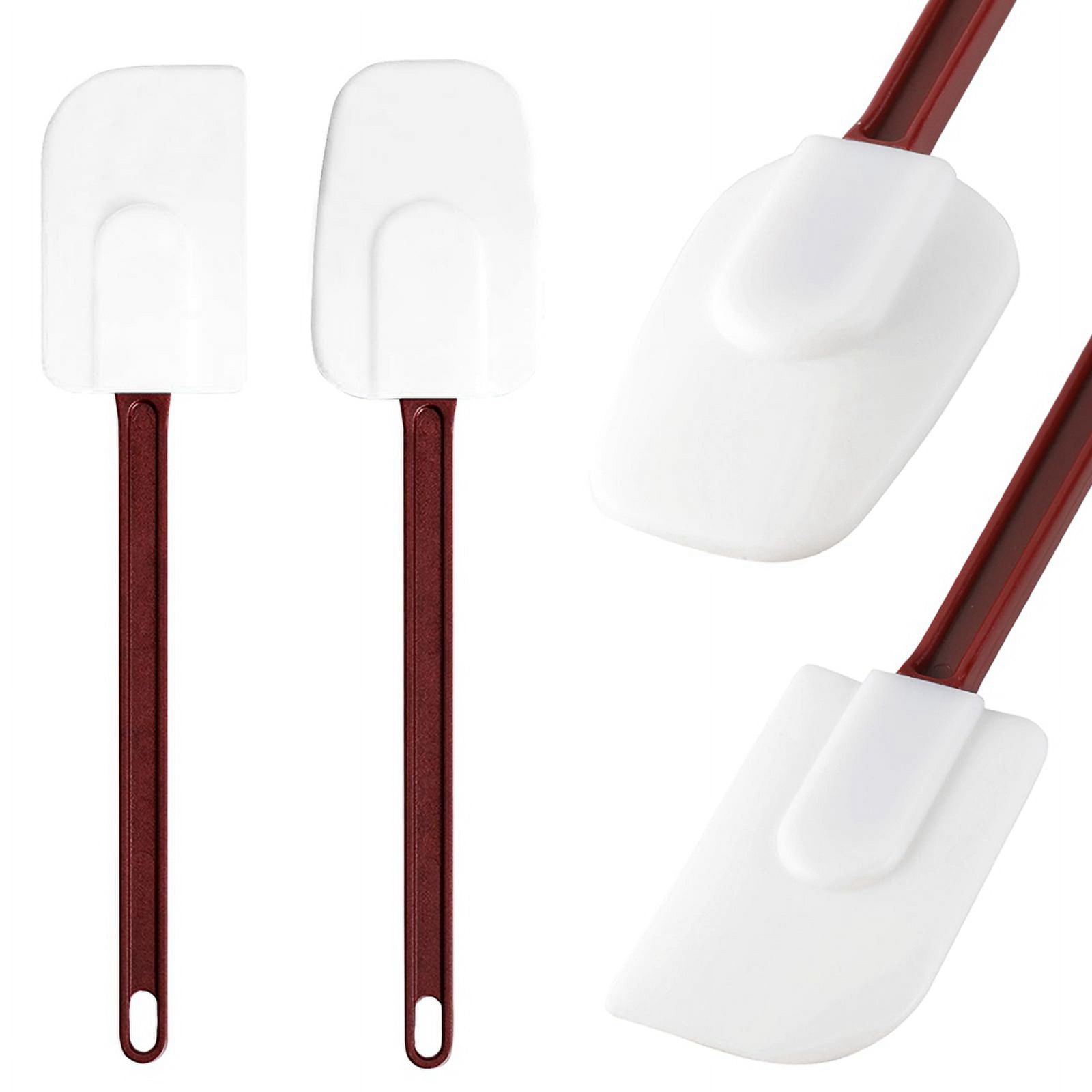 Heavy Duty Spatula and Spoonula High Heat Silicone Large Rubber ...