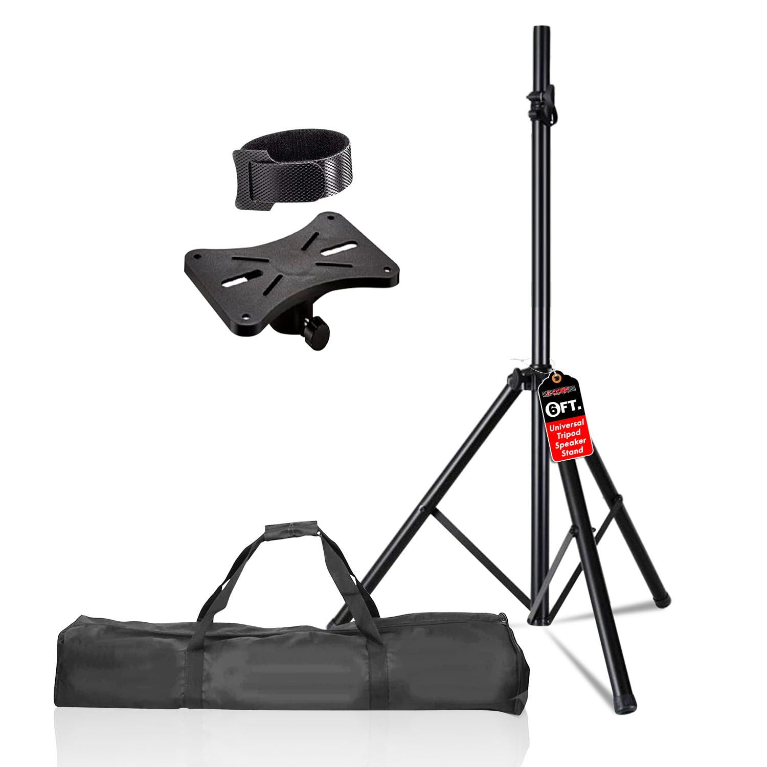 Heavy Duty Speaker Stands Tripod - Tall Tripod Speaker Stand Adjustable ...