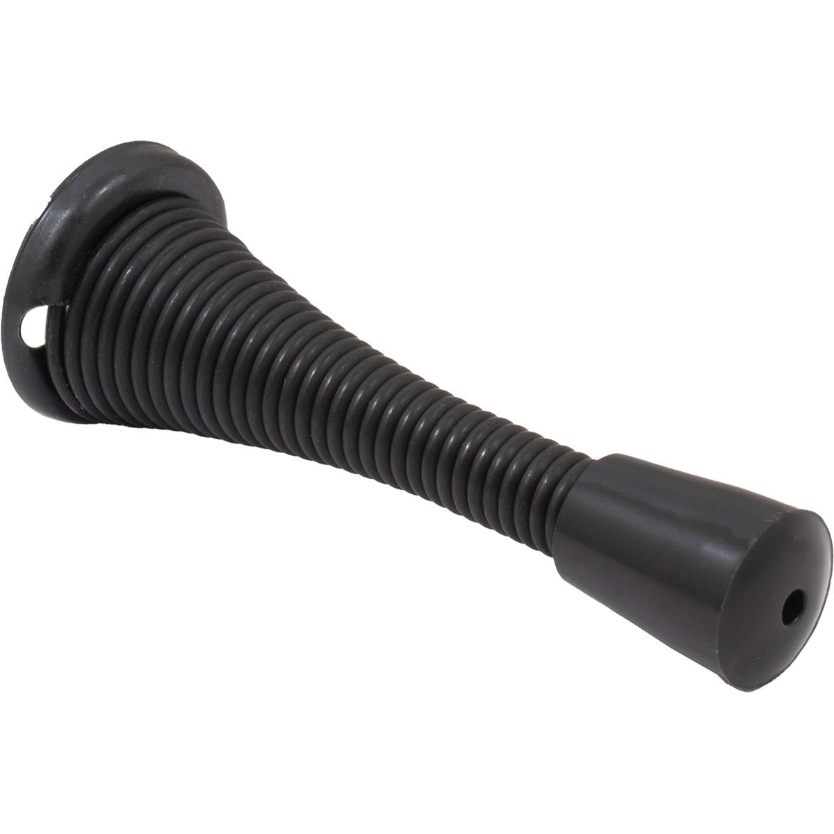 Heavy-Duty Spring Door Stop, 2-3/4 Inches, Matte Black by Stone Harbor ...