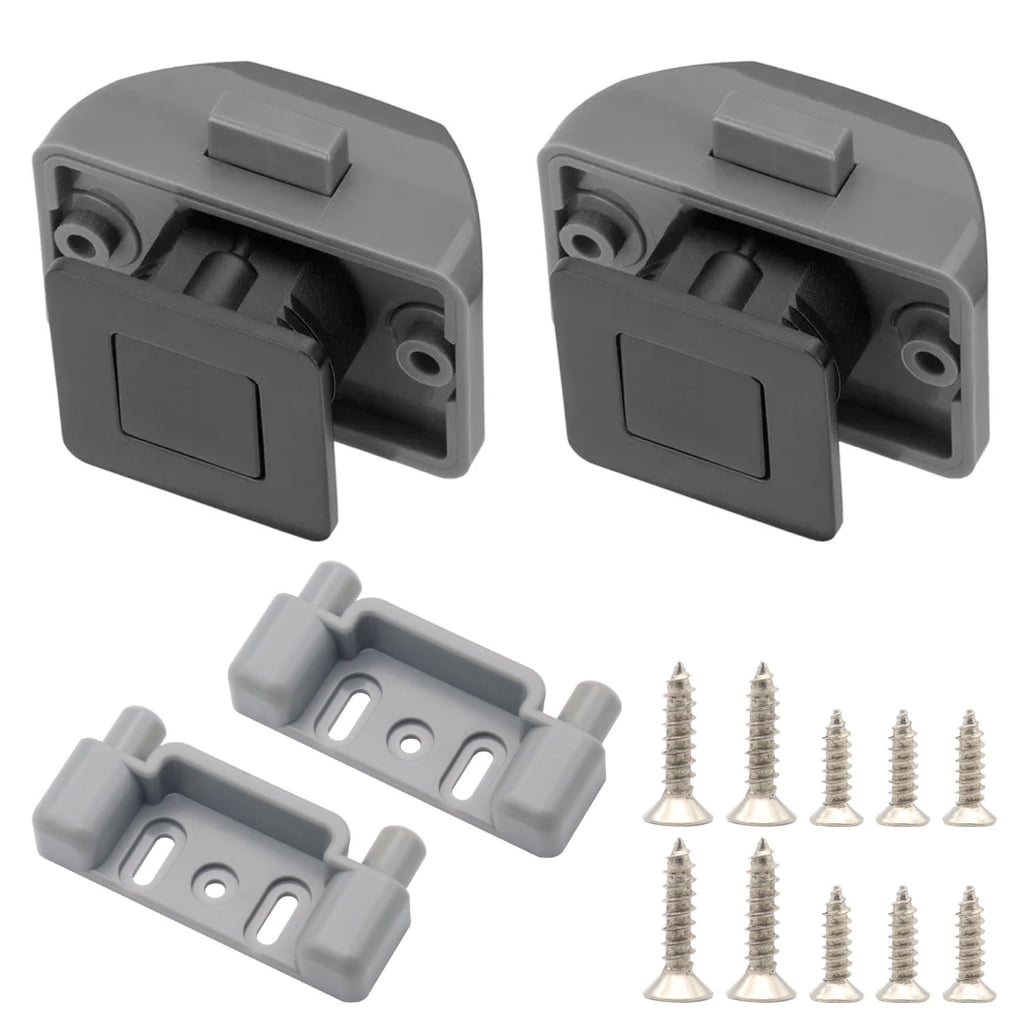 Heavy Duty Square Push Button for Travel Trailers and Marine Cabinets ...