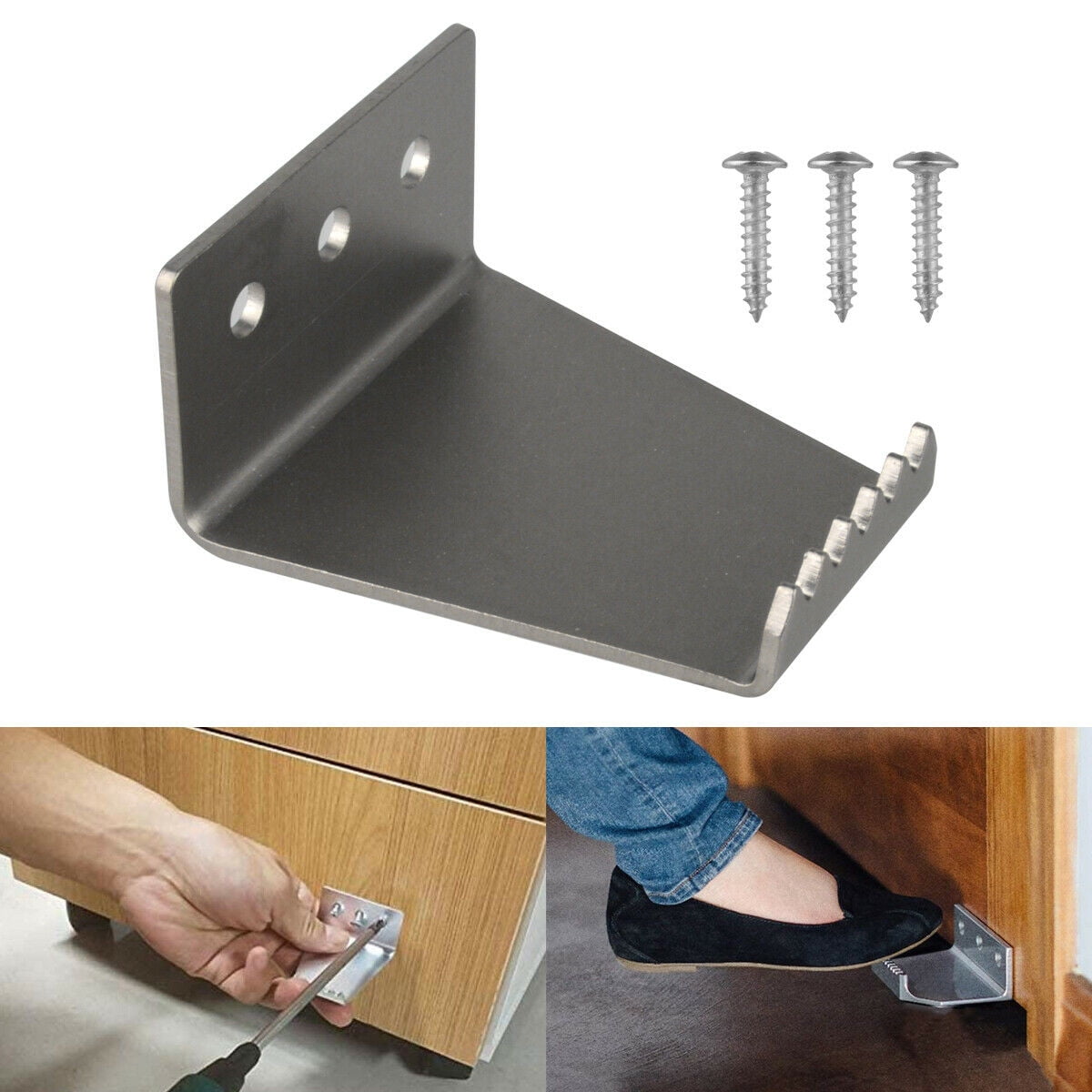 Heavy Duty Stainless Steel Arm Pull Hands-Free Door Handle Sanitary ...