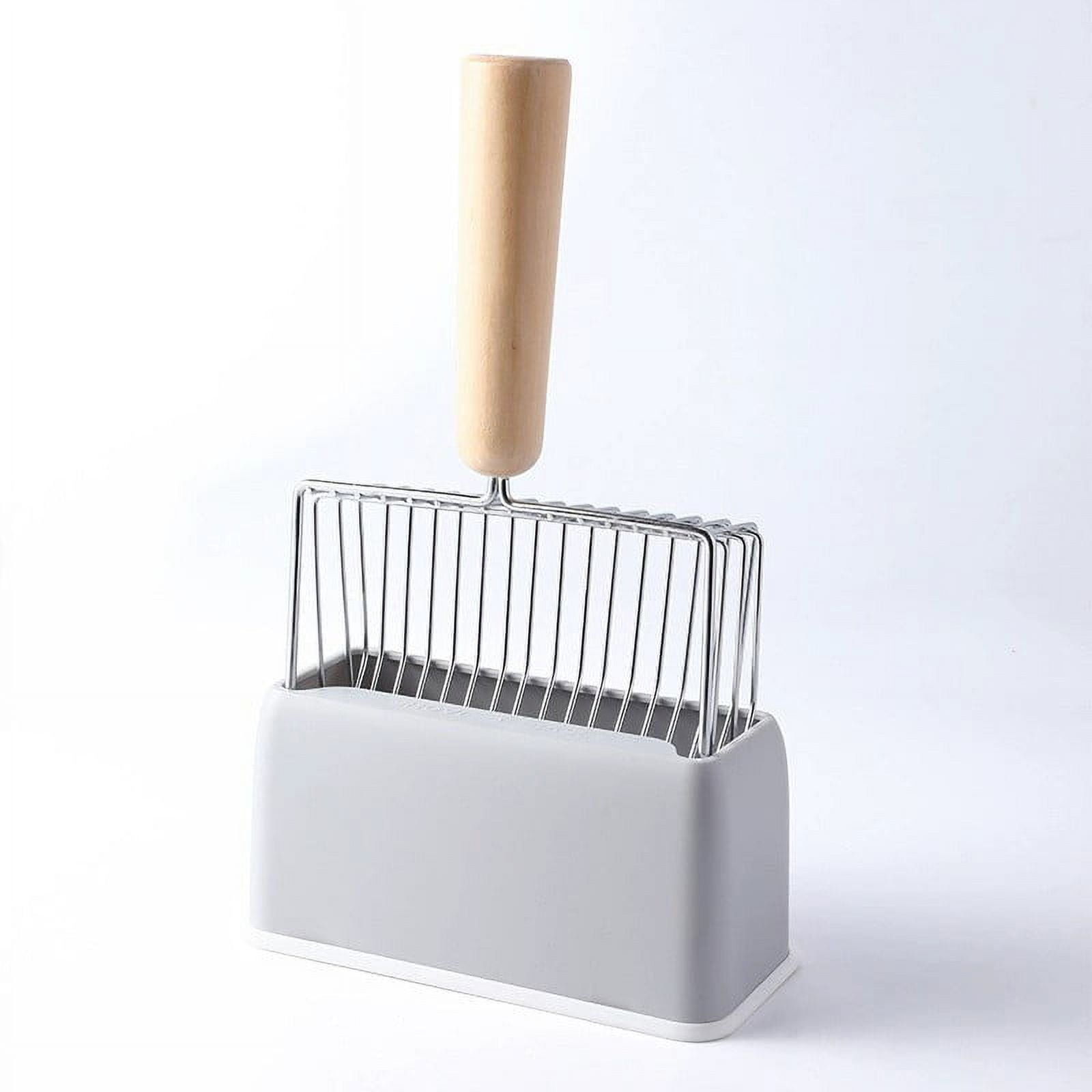 Heavy Duty Stainless Steel Cat Litter Scoop - Ergonomic Rustproof Easy ...