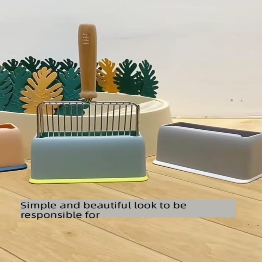 Heavy Duty Stainless Steel Cat Litter Scoop - Rust-Proof Durable Poop ...