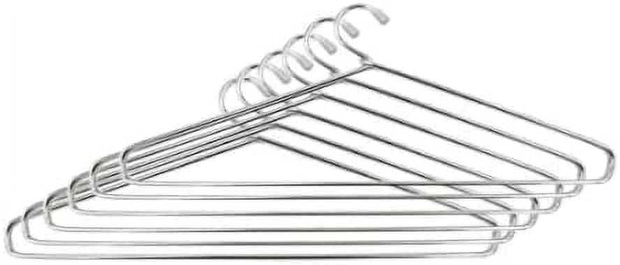 Heavy Duty Stainless Steel Clothes Hanger (Pack of 24), Home/Wardrobe ...