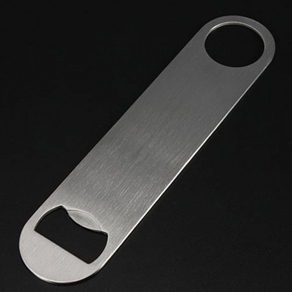 Heavy Duty Stainless Steel Flat Bottle Opener, Solid and Durable Beer ...