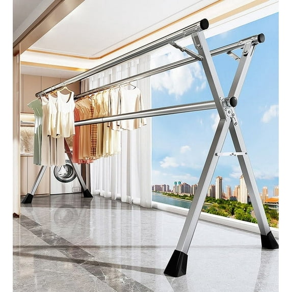 Joybos Clothes Drying Rack 80 Inches Folding Outdoor Indoor, Drying ...