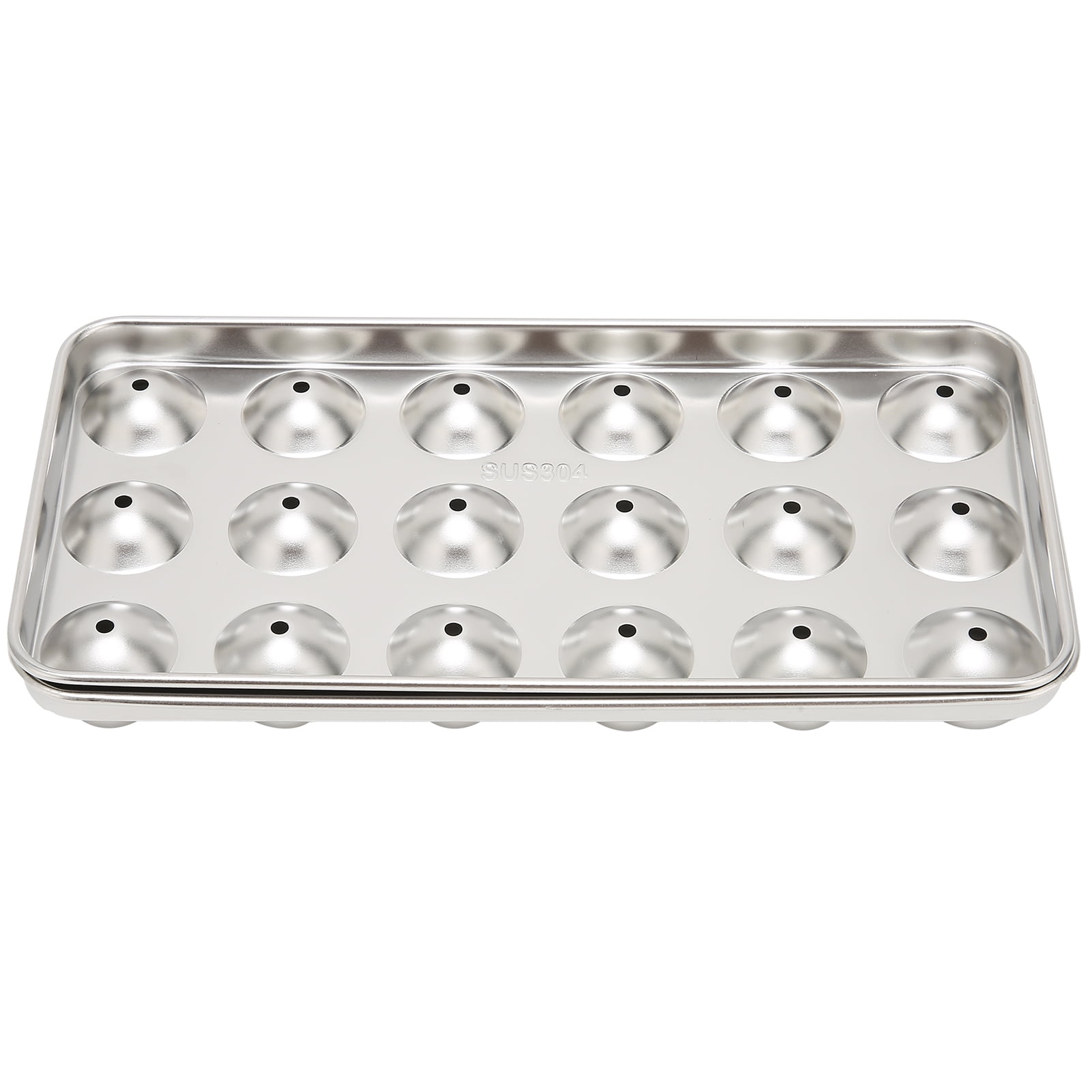 Heavy Duty Stainless Steel Ice Cube Trays, Cool Without Dilution for ...