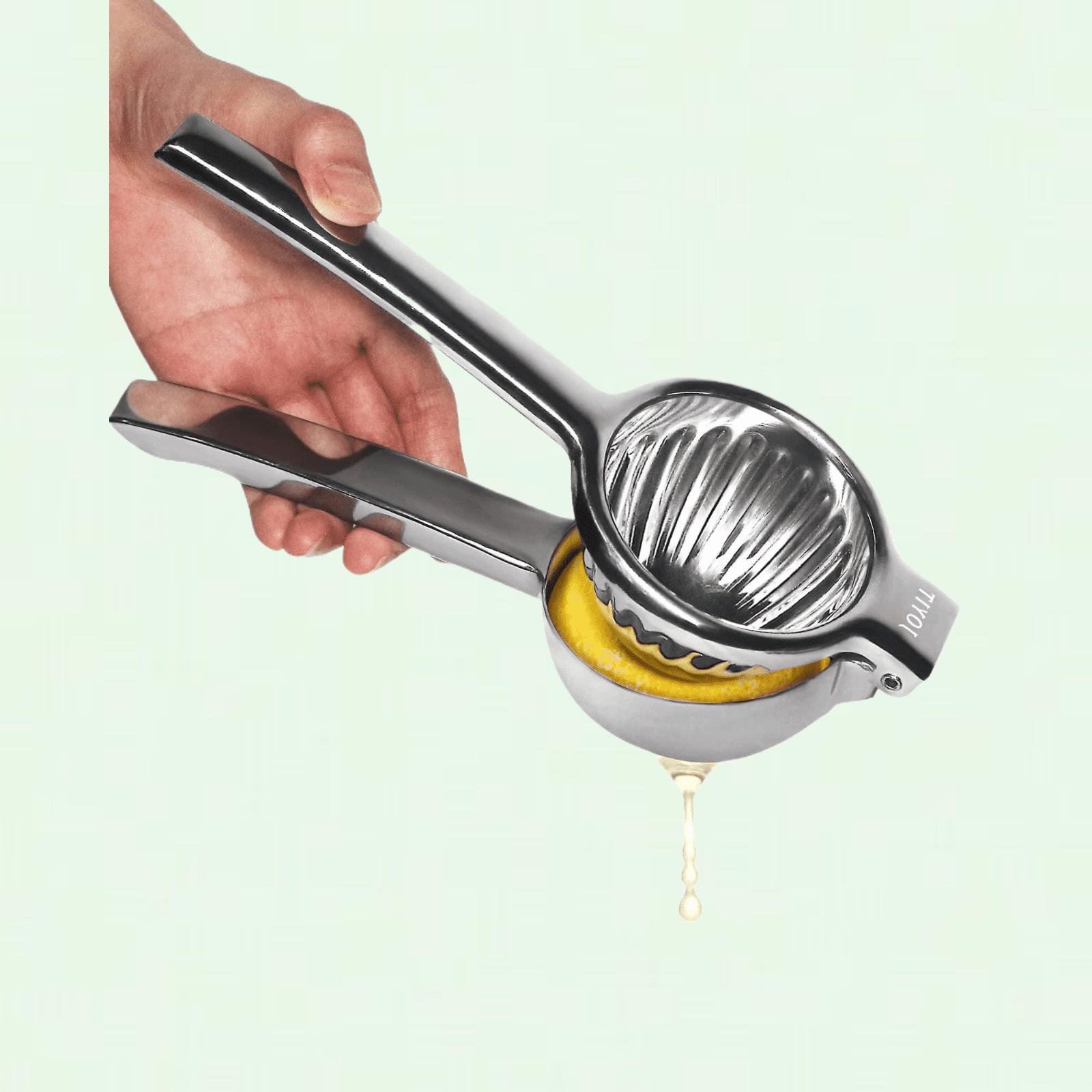 Heavy Duty Stainless Steel Lemon Squeezer, Large Capacity Citrus Juicer ...
