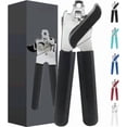 Heavy Duty Stainless Steel Manual Can Opener, Strong Blade for Smooth ...