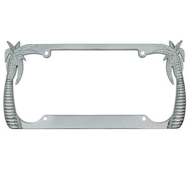 Beach Bum On Board Blue, Island Palm Trees License Plate Tag Frame ...