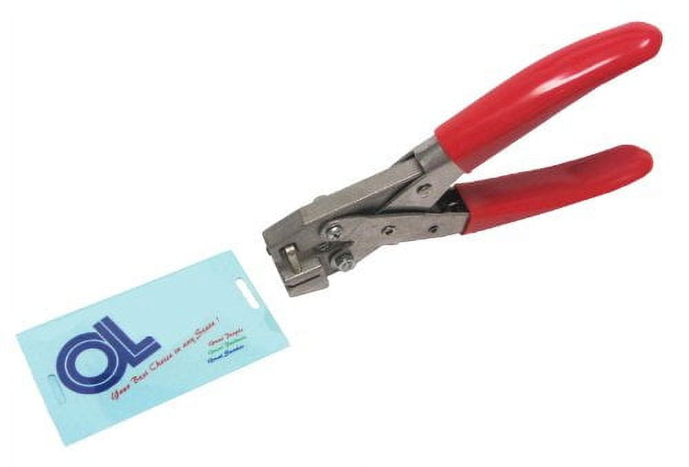 Heavy Duty Stainless Steel Metal Hand Held Badge or ID Card Slotted ...