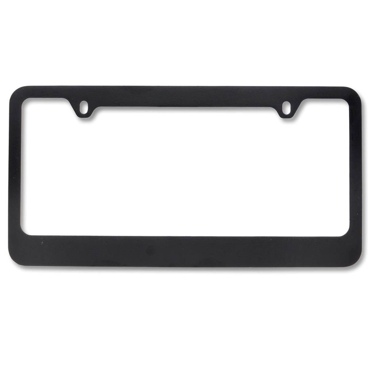 Heavy Duty Stainless Steel Metal Matte Black Blank Plain License Plate ...