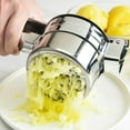 Heavy Duty Stainless Steel Potato Ricer with 3 Interchangeable Discs ...