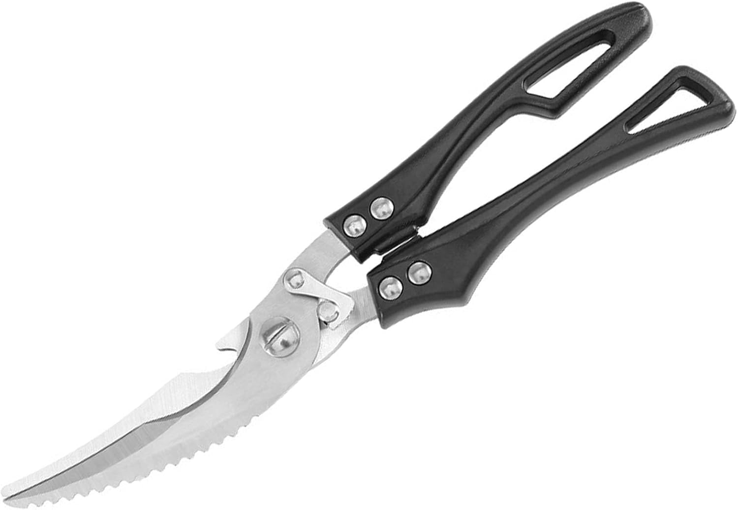 Heavy Duty Stainless Steel Poultry Shears with Serrated Edge,Spring ...