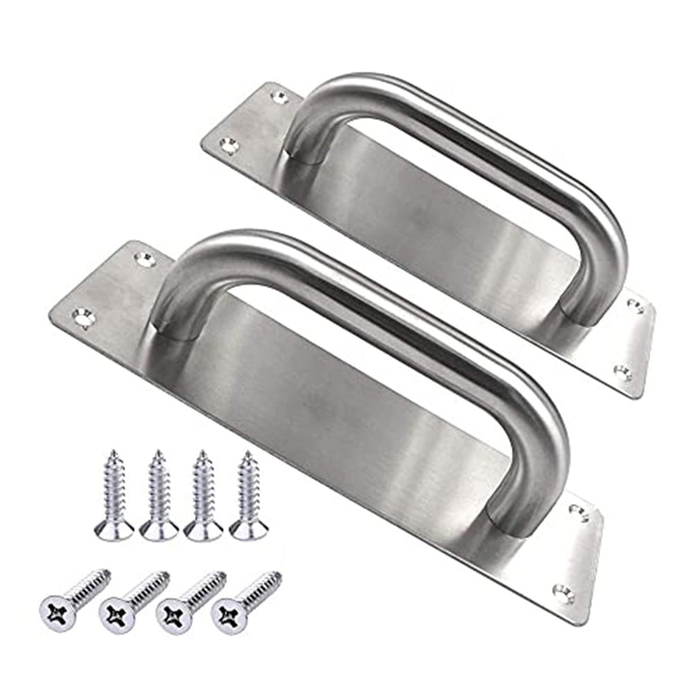 Heavy Duty Stainless Steel Pull Push Door Handles - 2 Pack for Barn ...